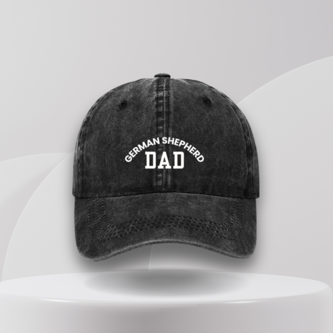 German Shepherd Dog Dad Cap – Embroidered Hat Gift for Dog Dads ...