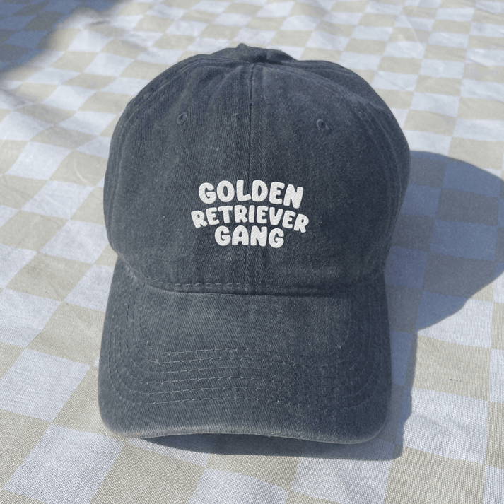 Golden Retriever Gang Cap – Embroidered Hat for Dog Lovers – Simply Hats